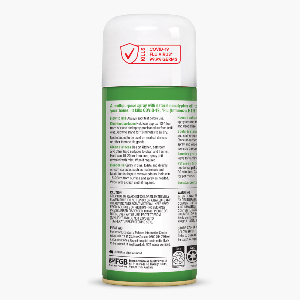 Eucalyptus Spray 200g | Natural Refreshing Spray for Home & Air