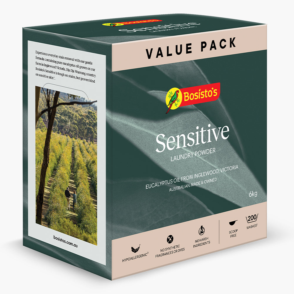 Sensitive Laundry Powder 6kg | Bulk Gentle Clean for Sensitive Skin