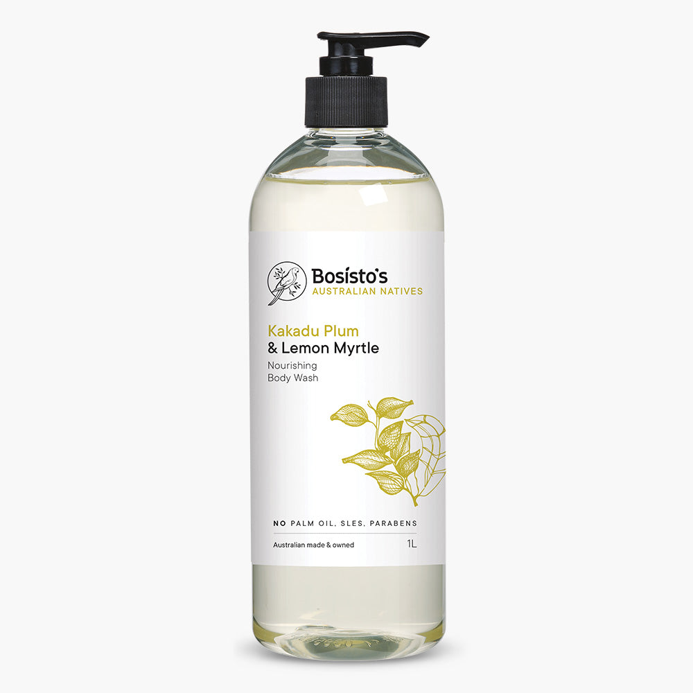 Bosisto's Kakadu Plum & Lemon Myrtle Nourishing Body Wash