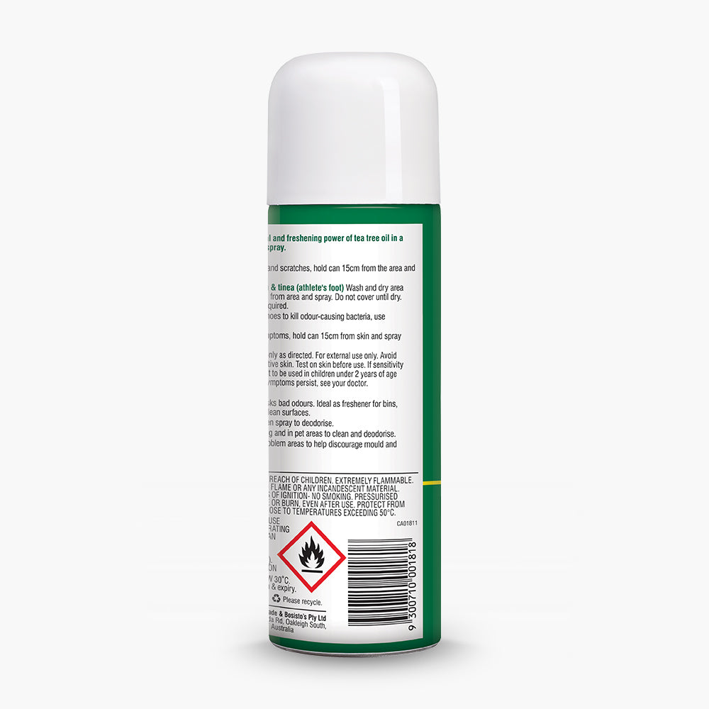 Tea Tree Spray 125g | Antibacterial Mist for Skin & Surface Care
